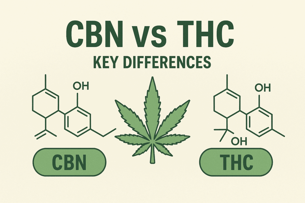 CBN vs THC: Effects, Benefits and Key Differences (2026)